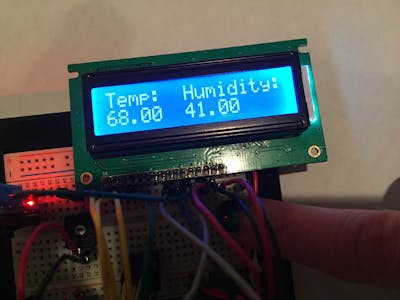 Portable Arduino Temp/Humidity Sensor with LCD - Hackster.io
